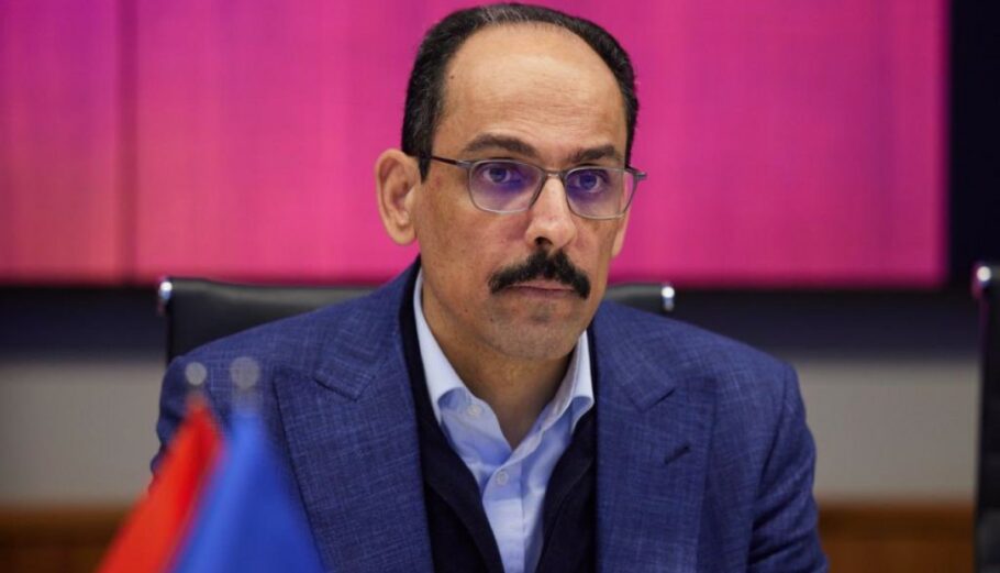 Για παρενόχληση της Τουρκίας κάνει λόγο ο Ιμπραήμ Καλίν